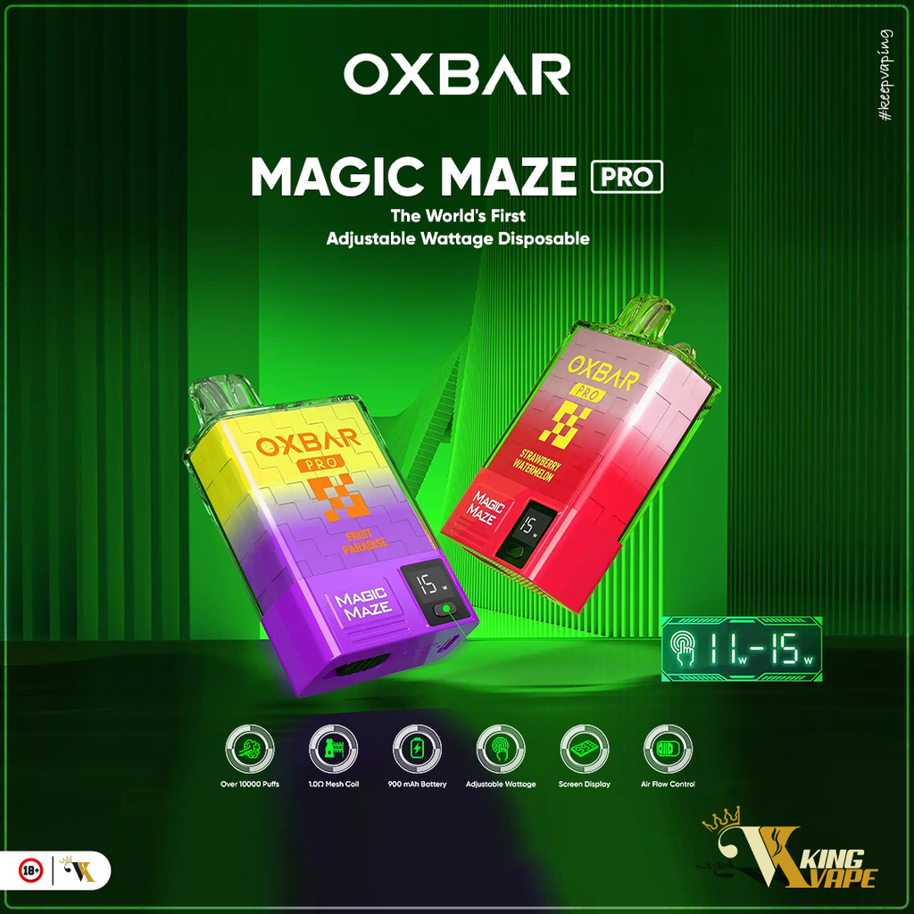 BUY OXBAR MAGIC MAZE PRO DISPOSABLE 10000 PUFFS – KING VAPE
